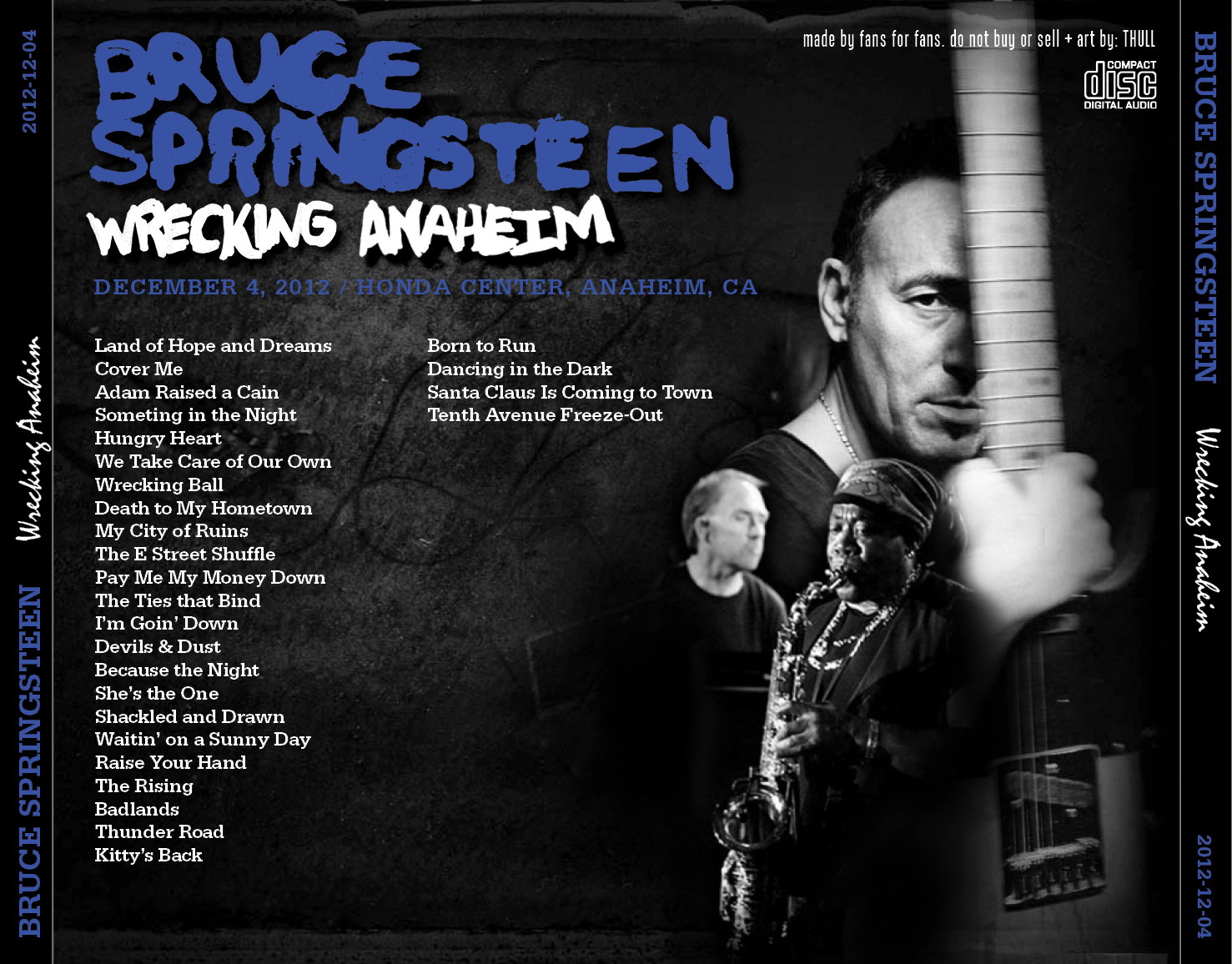 T.U.B.E.: Bruce Springsteen - 2012-12-04 - Anaheim, CA (AUD/FLAC)