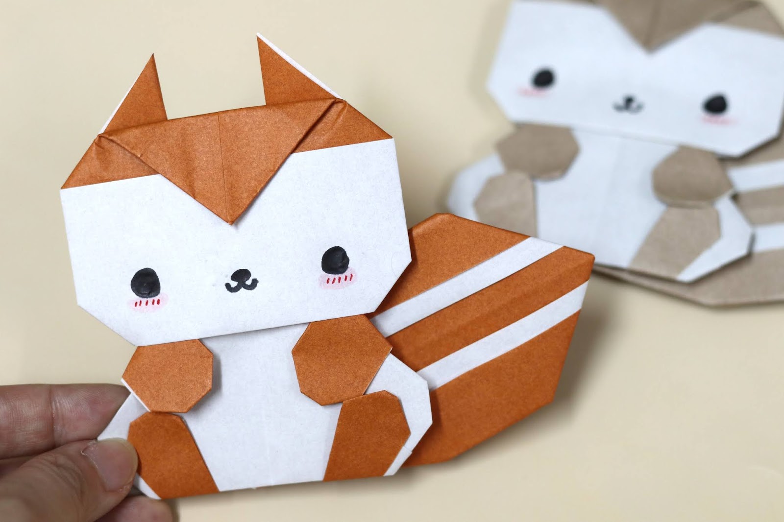Tutorial 132 Origami Squirrel The Idea King Tutorial 132 Origami Squirrel The Idea King