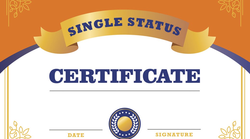 HOW TO GET SINGAL STATUS CERTIFICATE IN INDIA