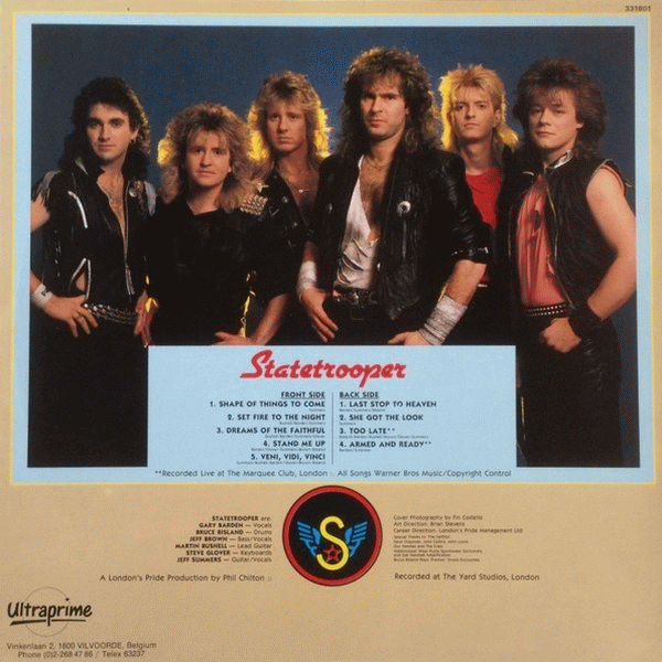 Hard Rock / AOR Heaven: STATETROOPER - Statetrooper [remastered + bonus ...