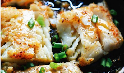 Cod Fish Recipe with Garlic Butter Sauce ~ Share the Great Taste