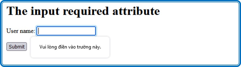 Các Thuộc Tính Của Thẻ Input Trong Html Input Attributes