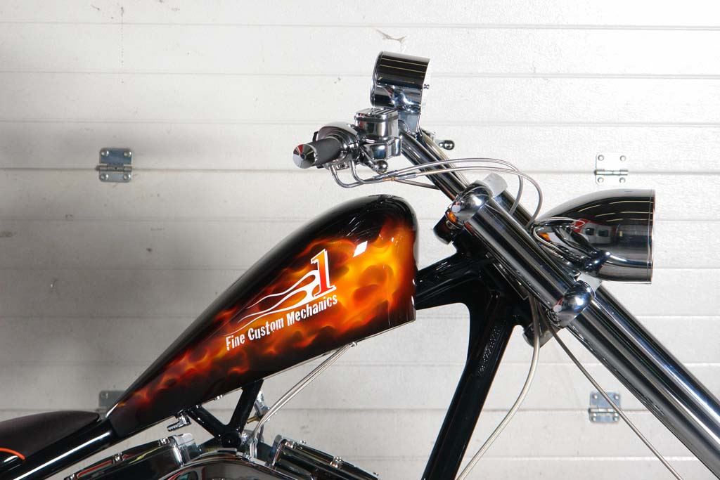 biker excalibur II: Flame Chopper by Fine Custom Mechanics