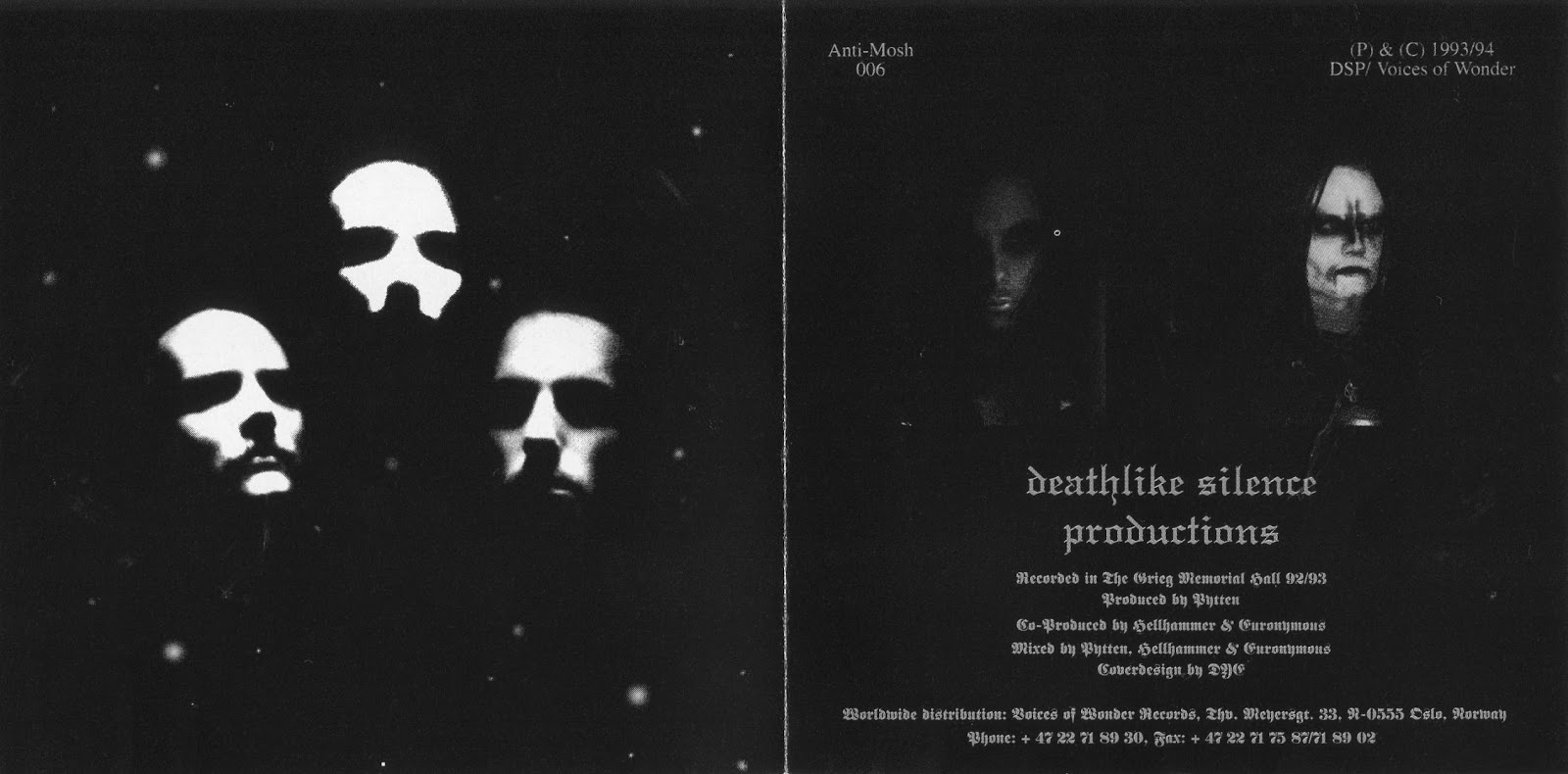 underground_blasphemies: Mayhem "De Mysteriis Dom Sathanas" Deathlike ...