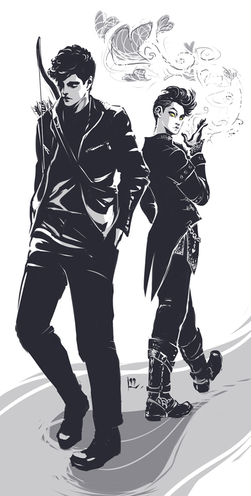 Book Girl: Art of the Day: Alec Lightwood and Magnus Bane