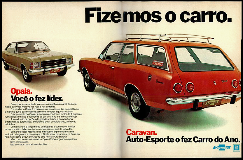 Caravan (Chevrolet) - 1976 - Propagandas Históricas | Propagandas Antigas