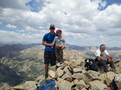rocky mountain explorer: Lake Ann & Huron Peak - Liam's first tent trip
