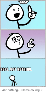 BLOBBY'S BLOG: I Got Nothing