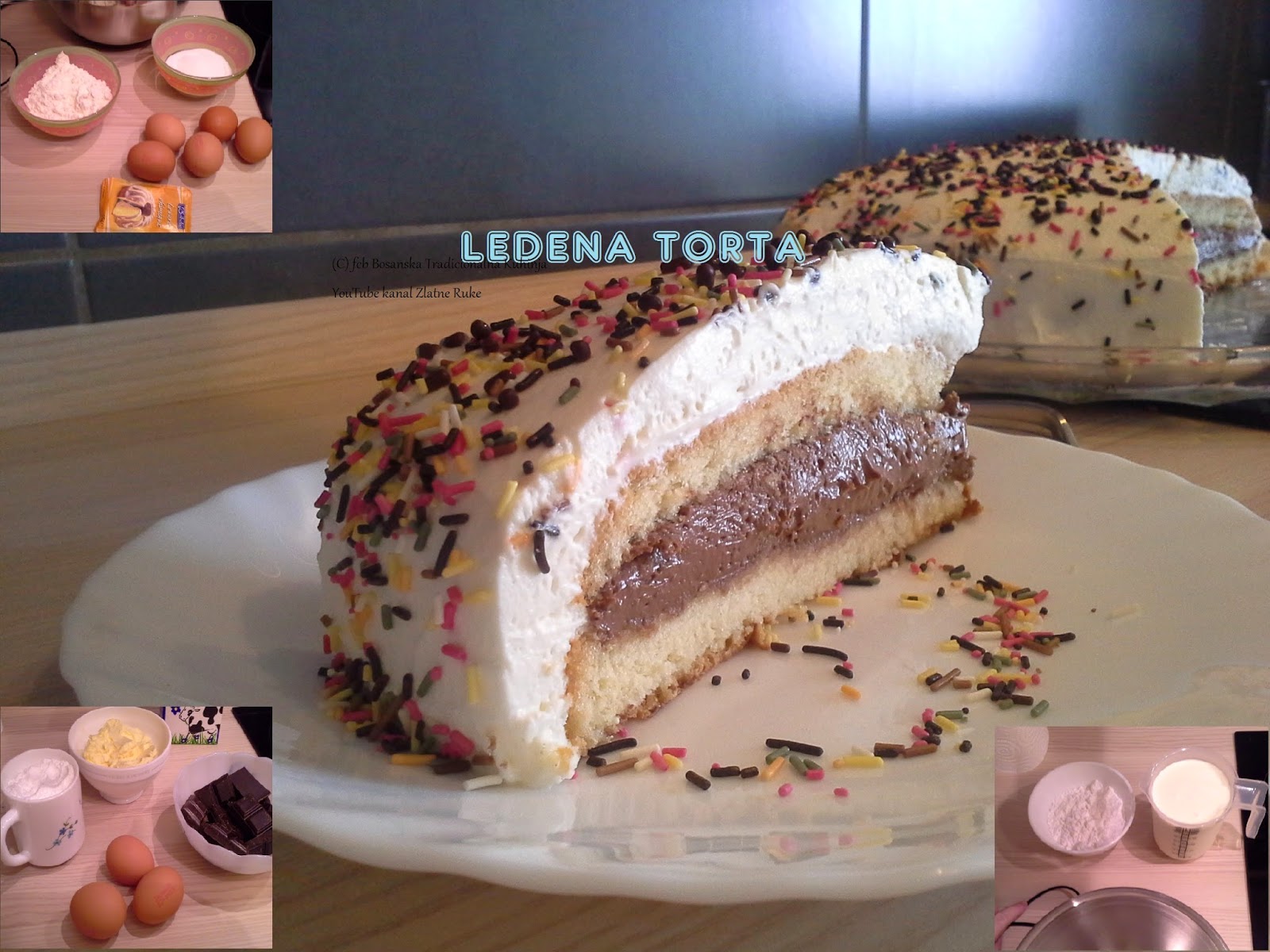 Bosanska Kuhinja : Ice Cake - Ledena Torta - Gâteaux glace