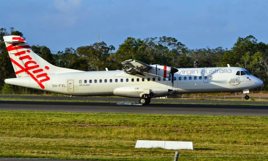 Central Queensland Plane Spotting: Virgin Australia ATR 72-500 VH-FVL ...