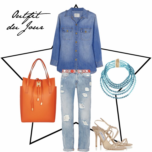 Outfit du Jour: Double Denim with a Twist - Emily Jane Johnston