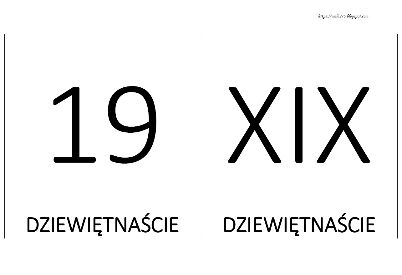 BLOG EDUKACYJNY DLA DZIECI: Cyfry rzymskie