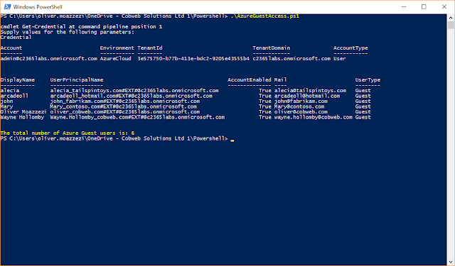 Getting Azure Ad Guest Users With The Azure Ad Preview Powershell Module