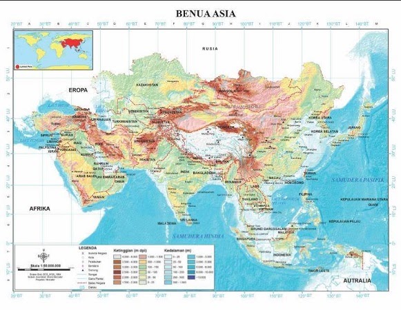 A. Letak dan Luas Benua Asia Dan Benua Lainnya - KAJIAN ILMU SOSIAL A. Letak dan Luas Benua Asia Dan Benua Lainnya - KAJIAN ILMU SOSIAL