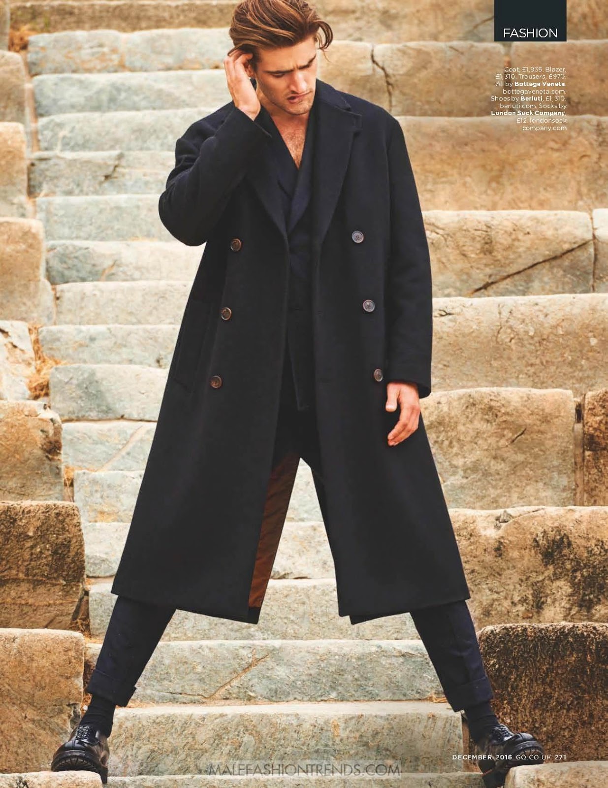 Jack Tyerman por Philippe Vogelenzang para British GQ