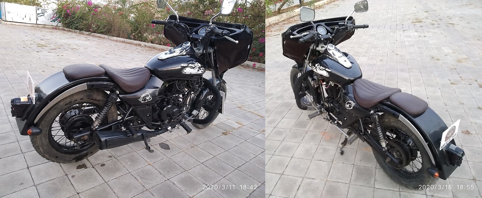 BORN TO RIDE - new Modified Bajaj Avenger: Bajaj Avenger haley theme ...