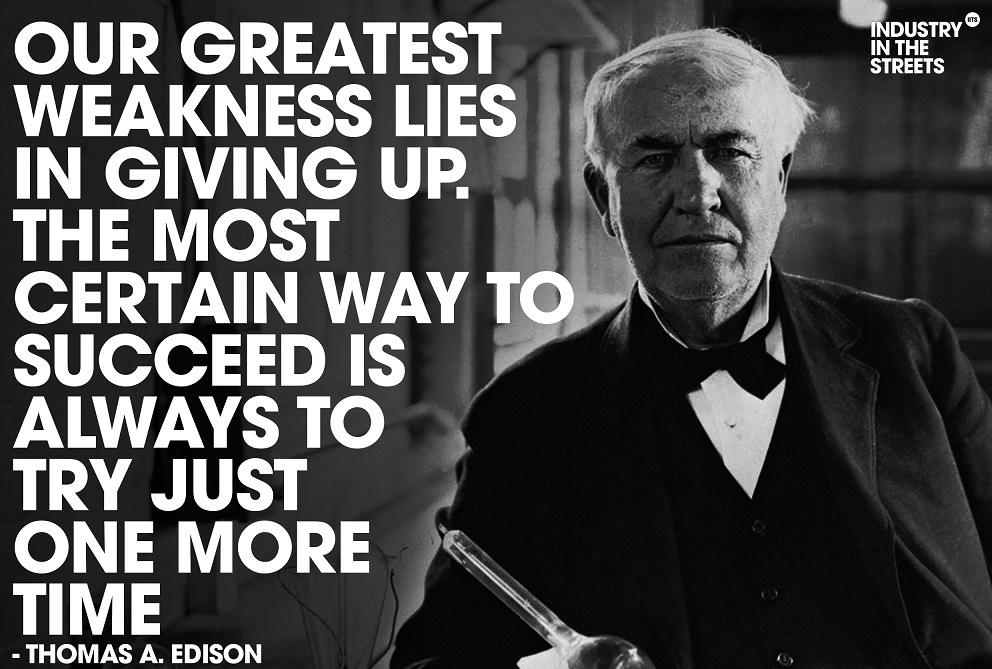 Idea for today: How to Be Innovative #2 Don't Think About Failure ...