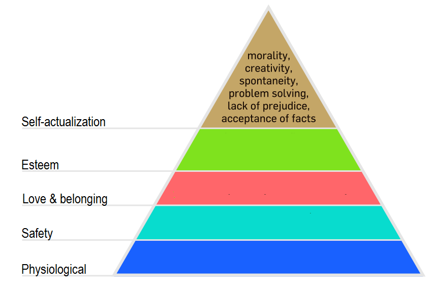 Psychology knowledge: Maslow's Hierarchy of Needs