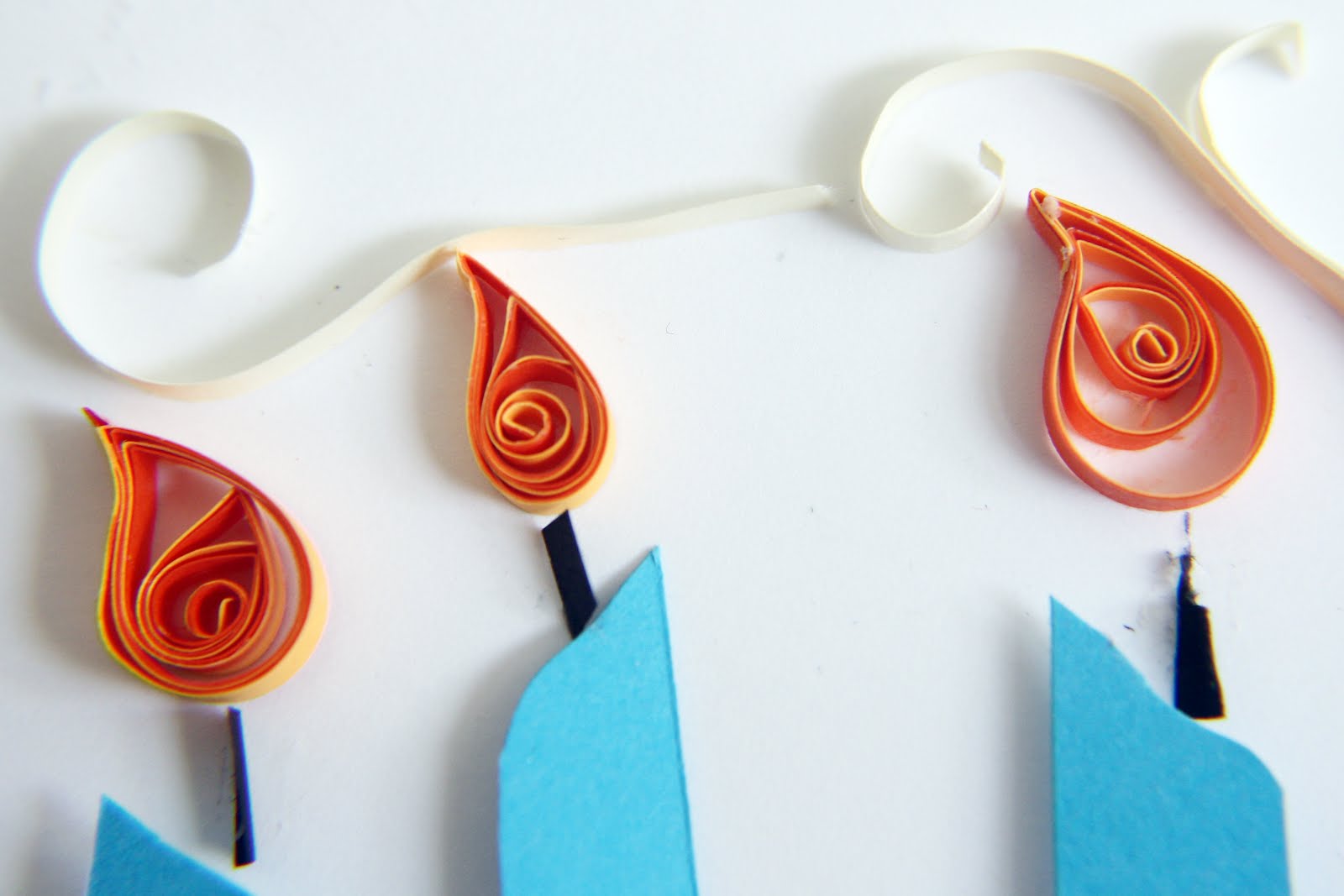 Yellow Blackbird: A Creative Blog: Quilled Birthday Card