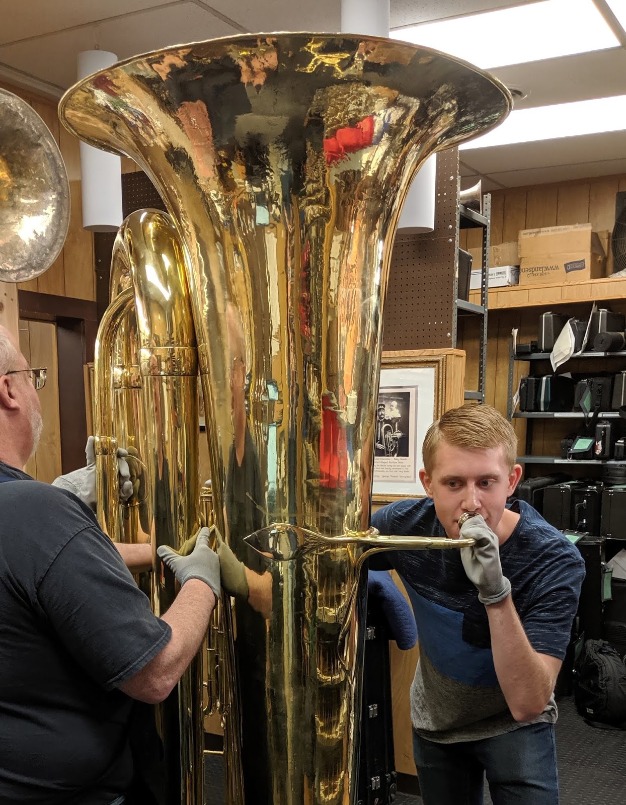 Strictly Oompah: The fully-restored Harvard tuba!