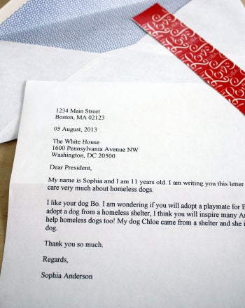 Formal Letter Format To President - Formal Letters