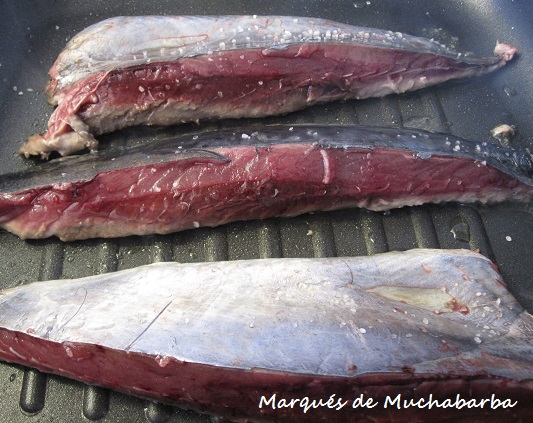 las recetas del marqués de muchabarba: FILETES DE MELVA A LA PLANCHA