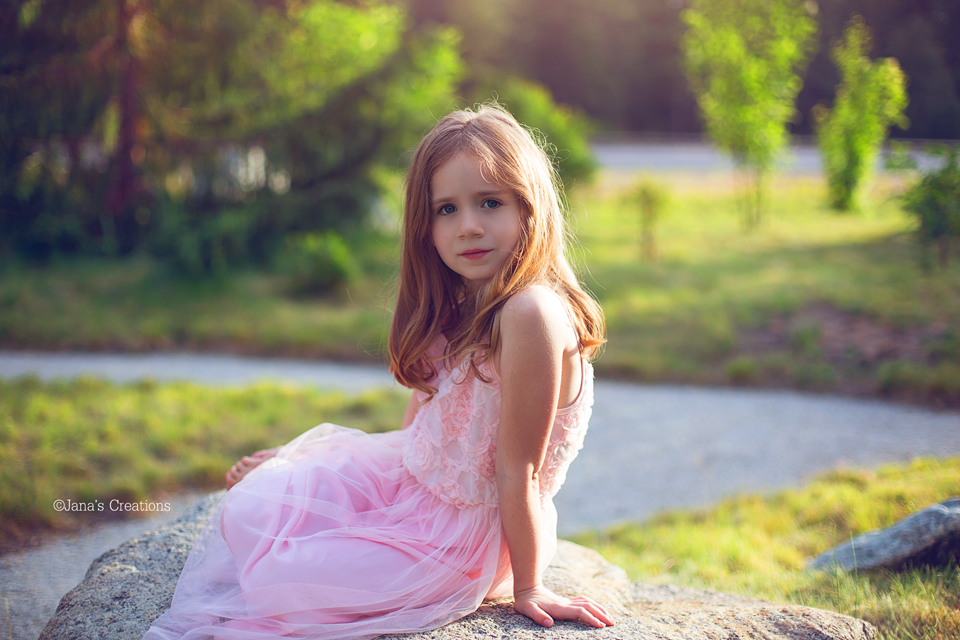 Jana's Creations: The most beautiful 7 yr old I know......