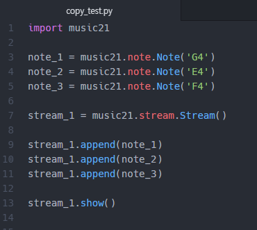 Python music21.stream.Stream().append():산을 붉게 물들이는 꽃