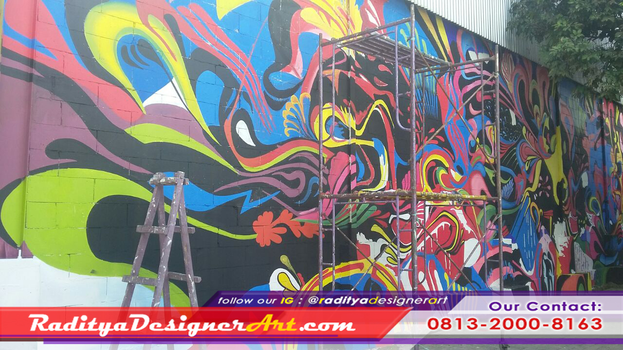 Terbukti 0813-2000-8163 Jasa Lukis Dinding Graffiti Tembok Art
