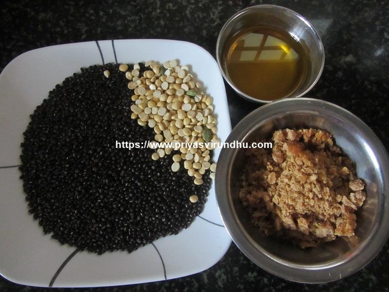 Priya's Virundhu: Black Urad Dal Ladoo/Karuppu Ullundhu Urundai/Karuppu ...