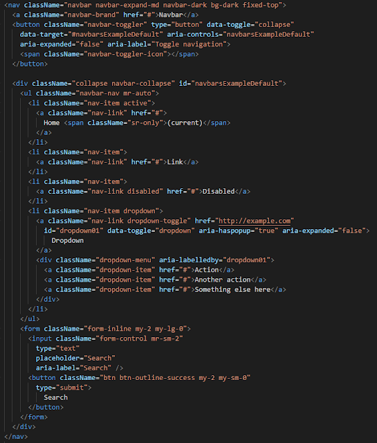 Using pure Bootstrap in React