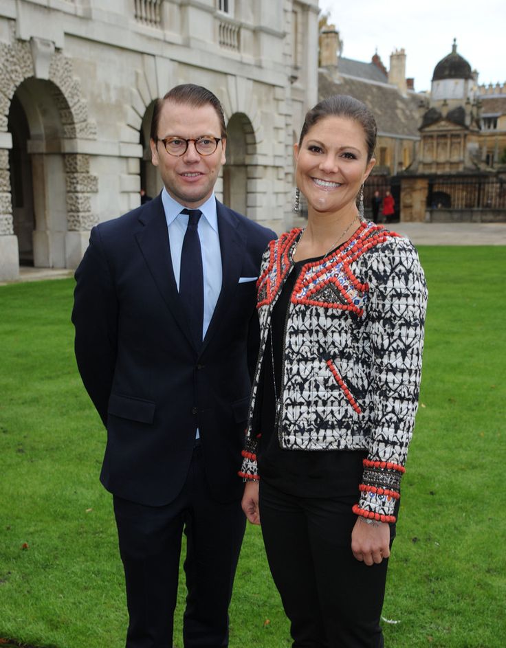 Crown Princess Victoria and Prince Daniel Visit Cambridge