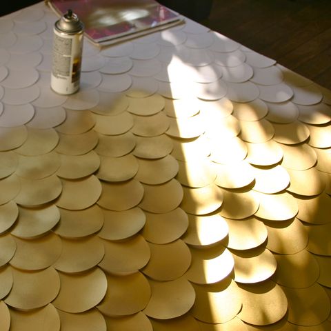 Craft & Creativity: Fish Scale Wall Art