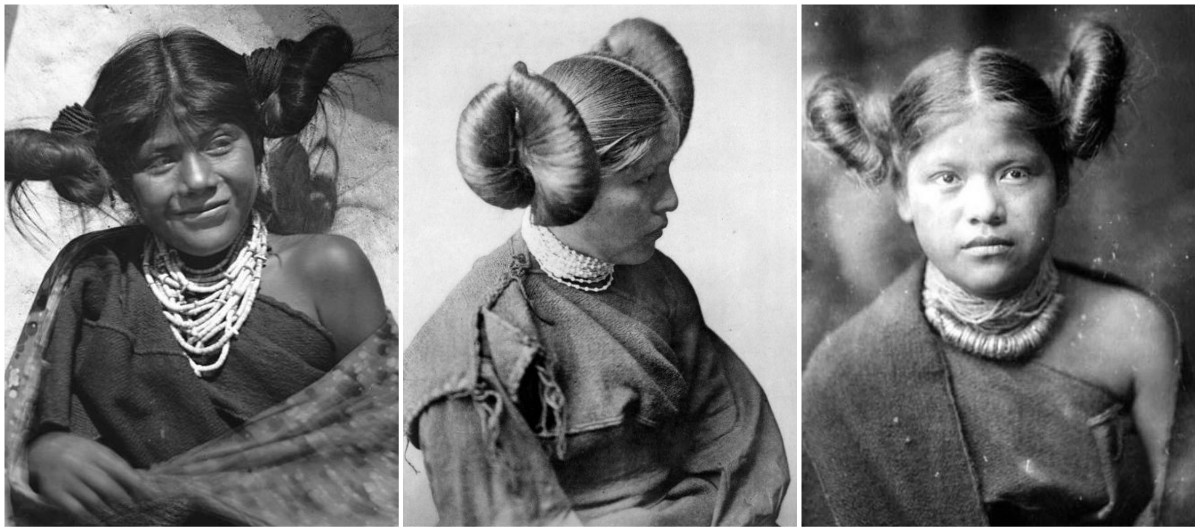 30 Vintage Photos of Young Hopi Maidens With Their Traditional