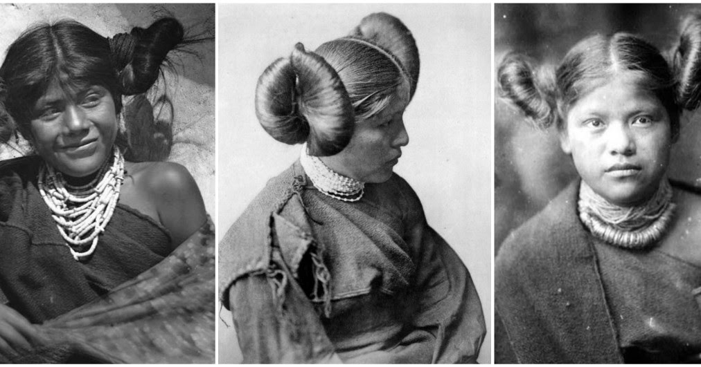 30 Vintage Photos of Young Hopi Maidens With Their Traditional ...
