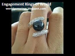 Engagement Ring : Lesotho Diamond Ruby Engagement Ring Fashion 93
