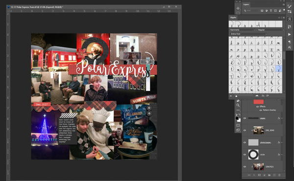 Adding Glyphs to Your Text / Scrapping with Liz