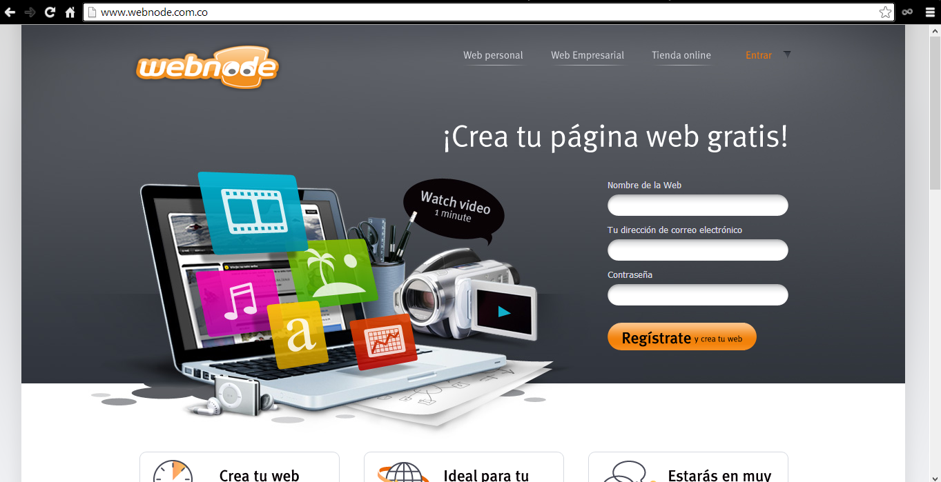 INFORMATICA BASICA: WEBNODE