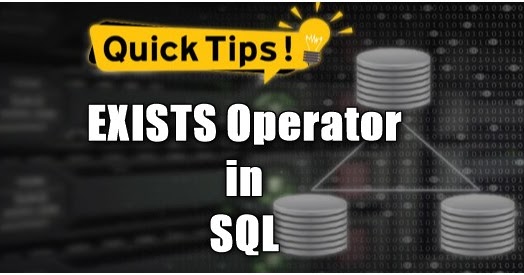 EXISTS Operator in SQL ~ DotNetKida