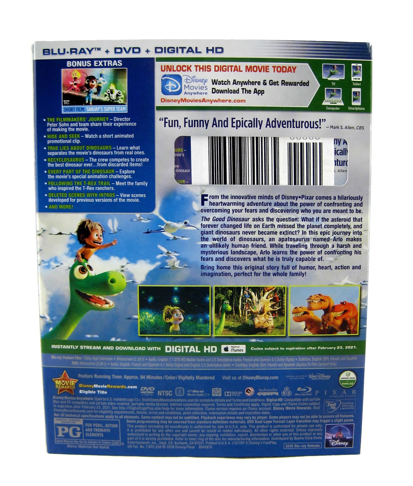 Dan the Pixar Fan: The Good Dinosaur: Blu-Ray Review (Target Edition)