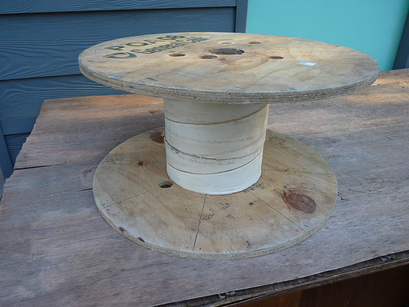 Rapt! Upholstery: Funky Spool Stool