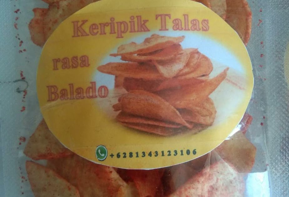 Cara membuat kripik talas balado