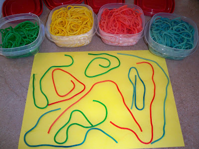 Spaghetti spaghetti all over the place... | A Craft A Day