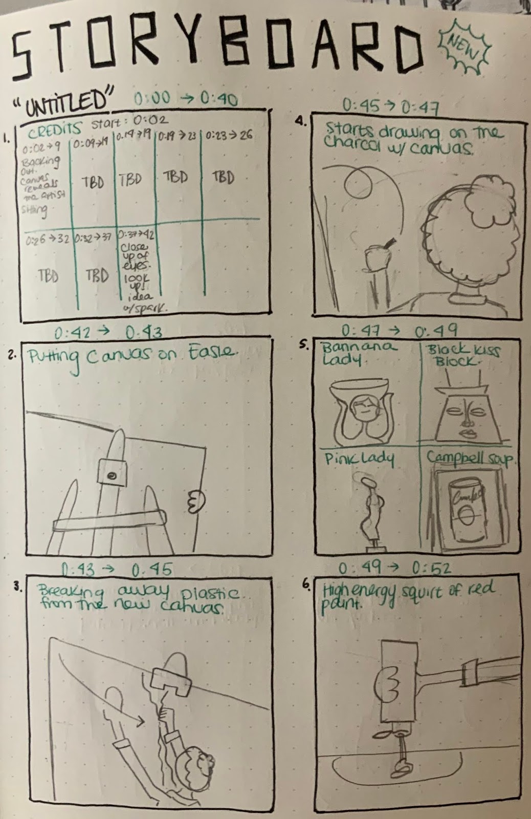 AICE MEDIA BLOG: Official, Completed Storyboard