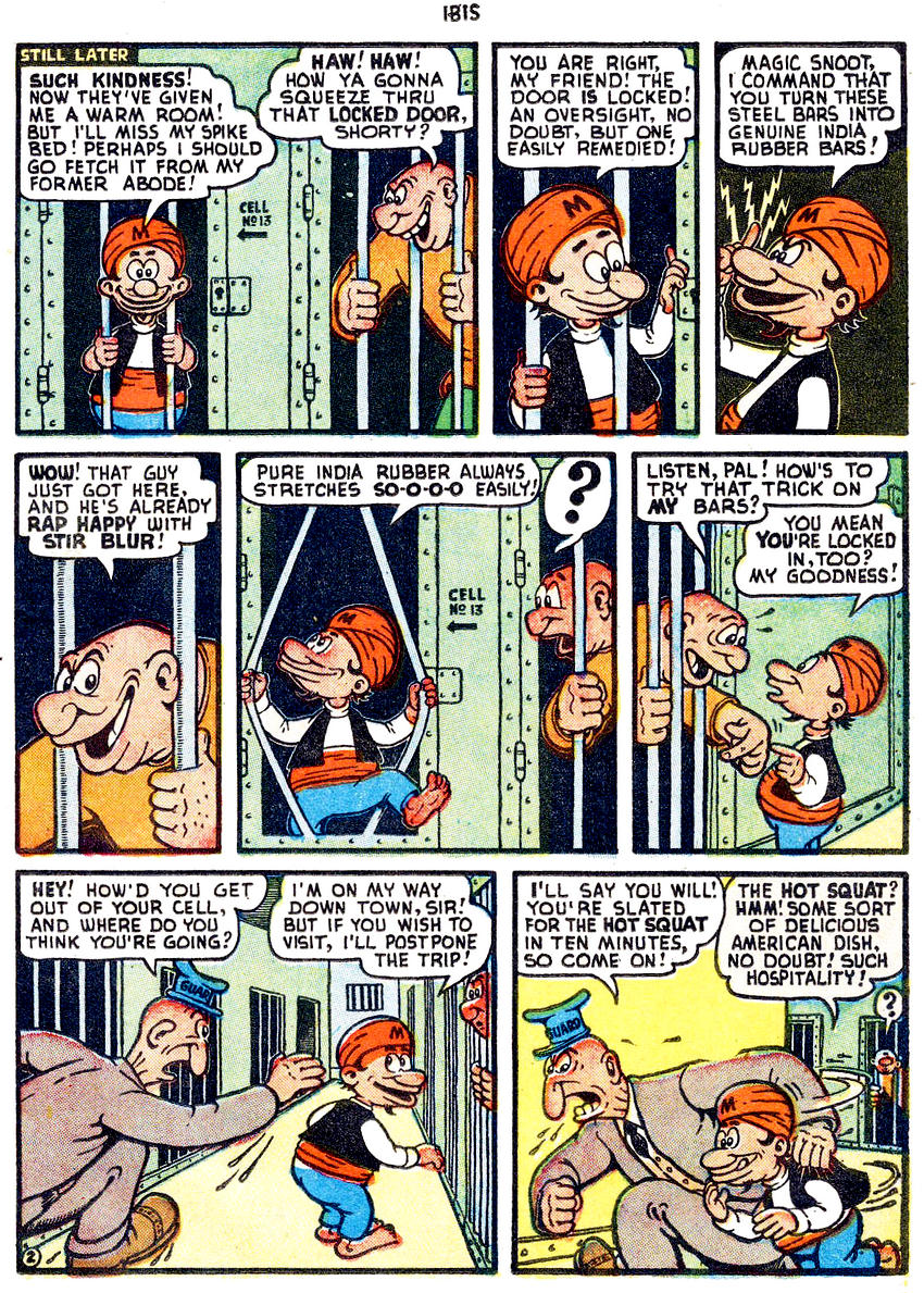 Pappy's Golden Age Comics Blogzine: Number 1297: Basil’s boys, Mystic ...