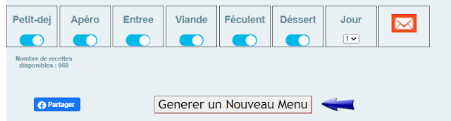 Un generateur de menus pour varier les repas en ligne et gratuit ...
