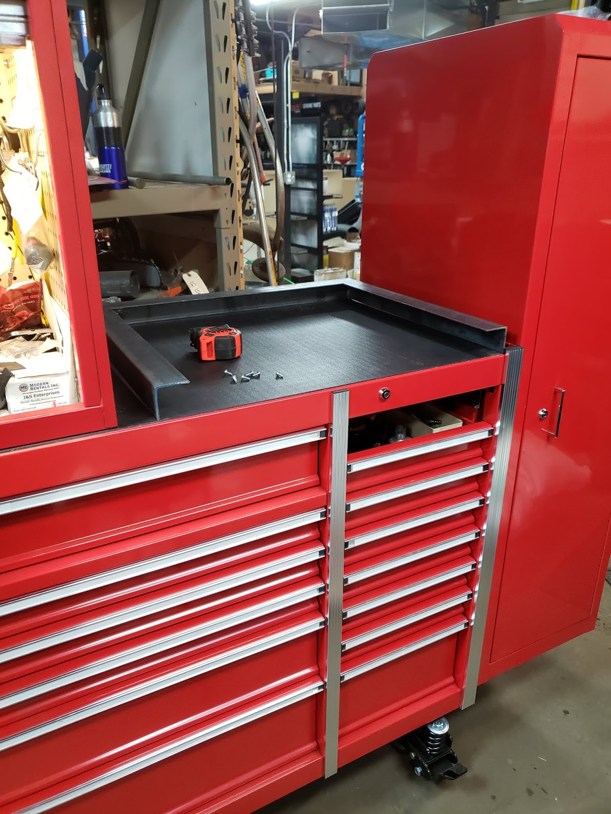 The greasy shop rag: Tool Box Shelf