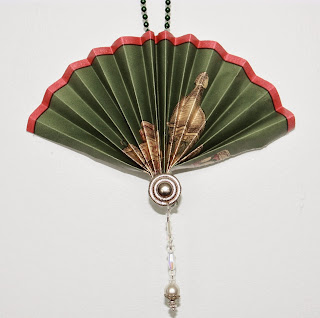 Artsybuildinglady: Victorian Fan Christmas Ornaments