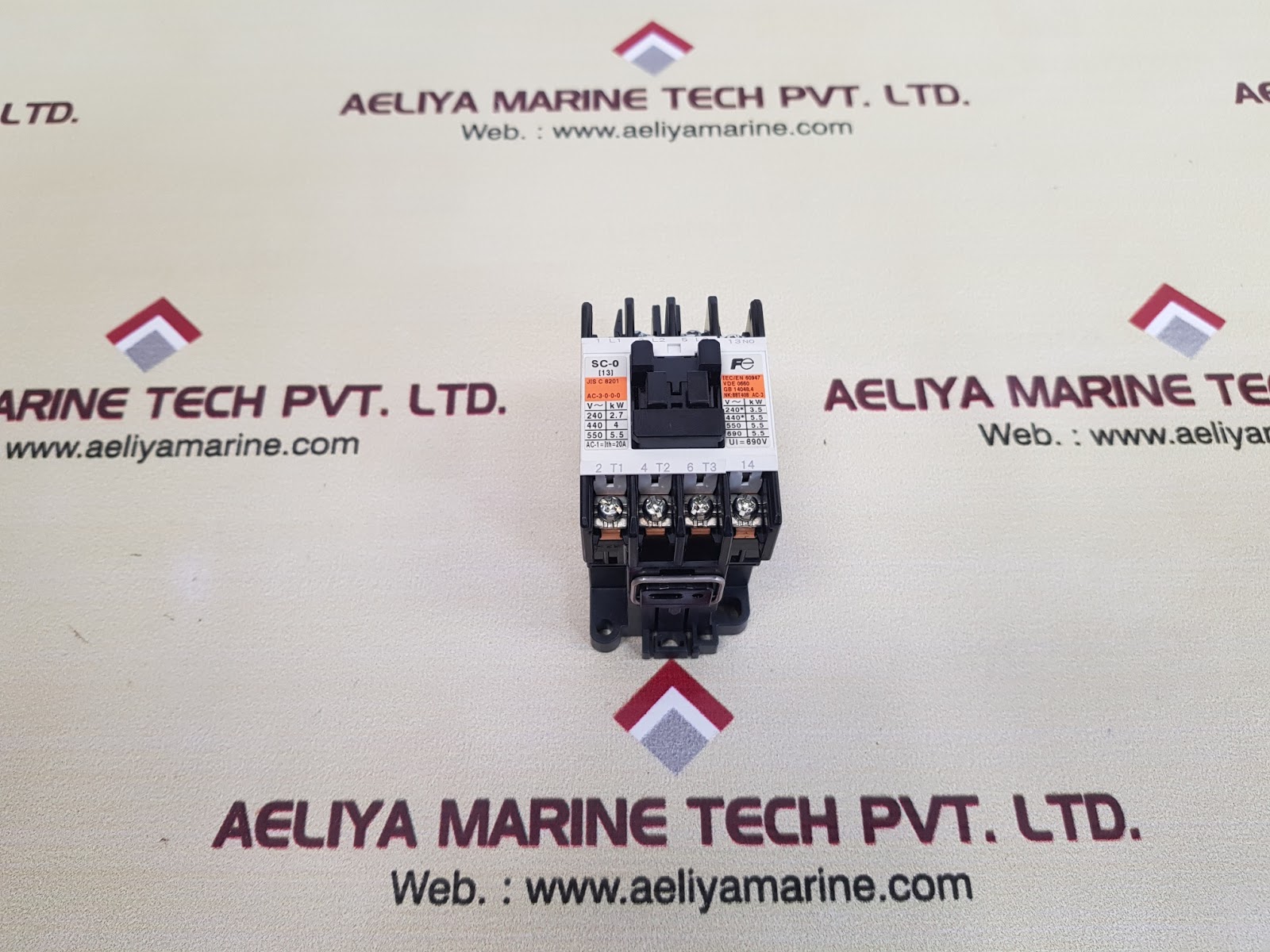 FUJI ELECTRIC SC-0[13] CONTACTOR SC13AA 4NC0F0#10 - Aeliya Marine