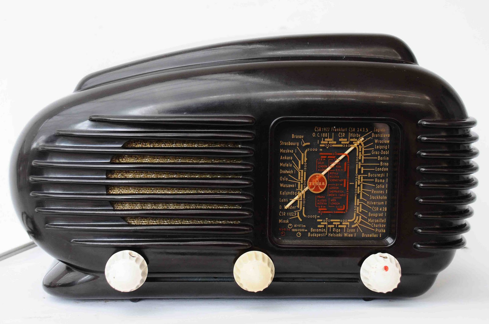 Old Vintage Gallery: Vintage Tesla Talisman Tube Radio 308U ...